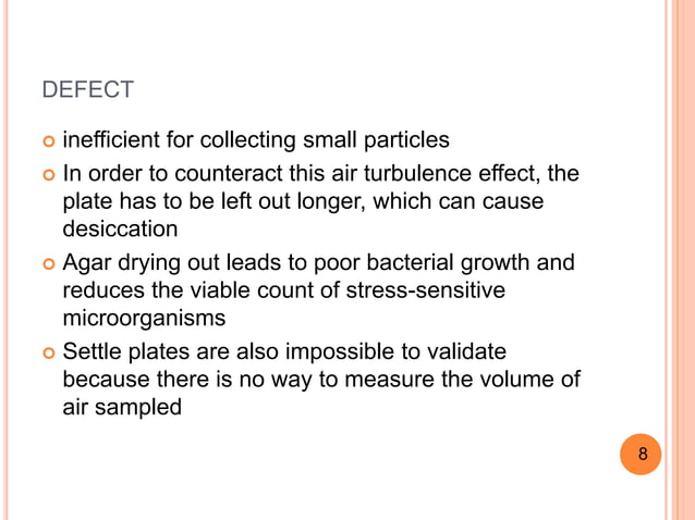 Microbiological sampling of air | PPTX | Indoor Environmental Quality ...