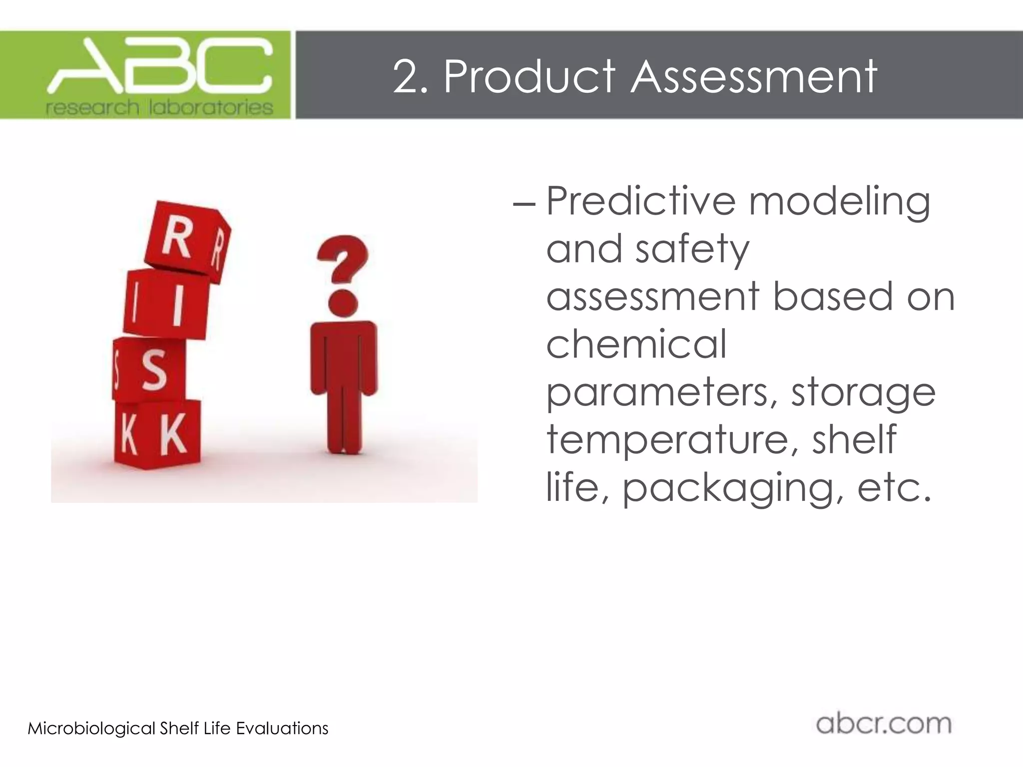 Microbiological shelf life evaluations | PPTX