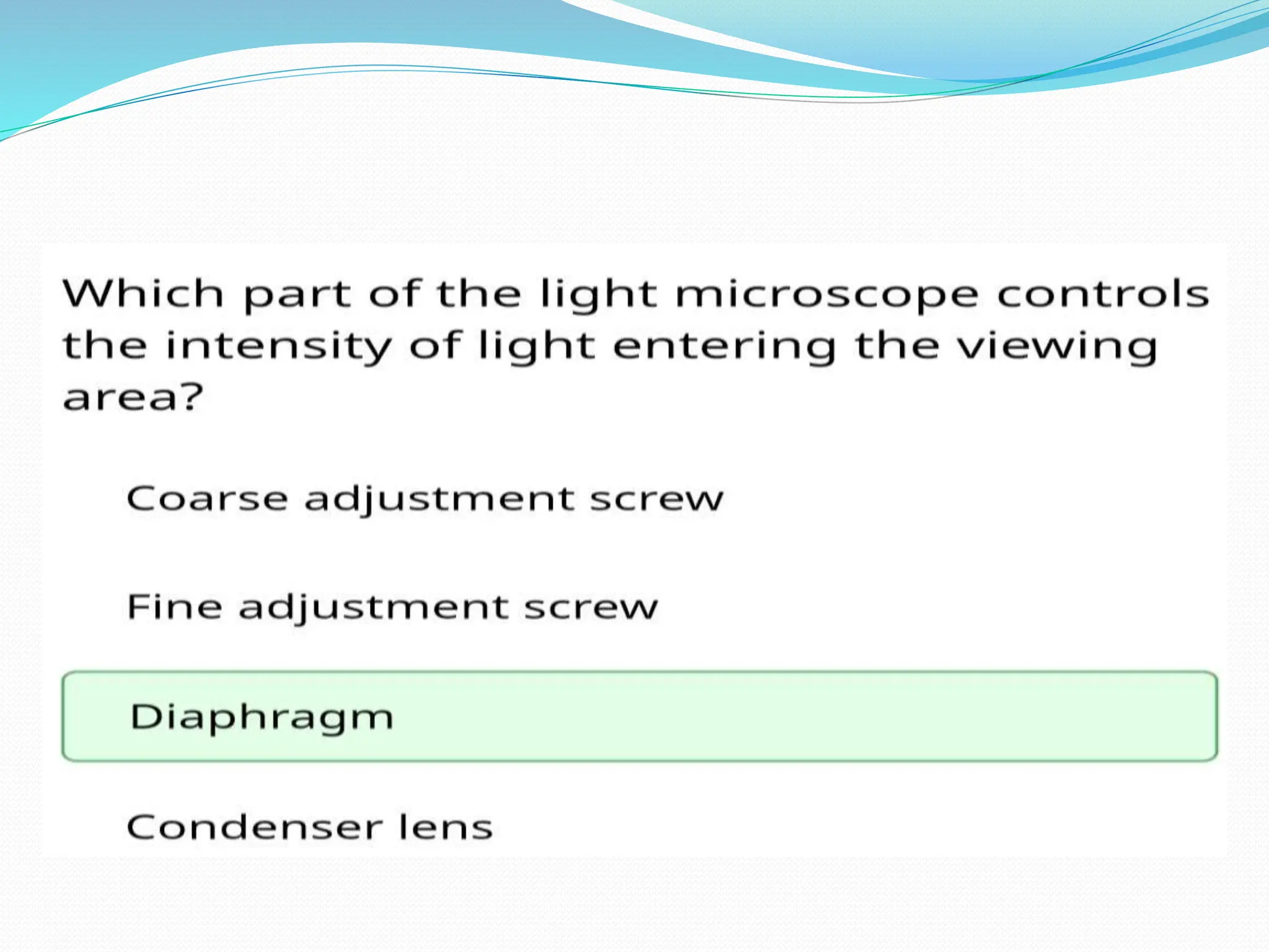Microbiologist Microscopy question discussion | PPT