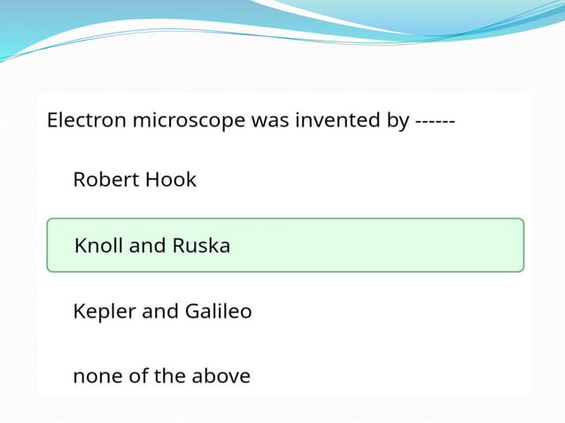 Microbiologist Microscopy question discussion | PPT