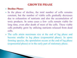 Microbiology -Bacterial Growth & nutrition | PDF
