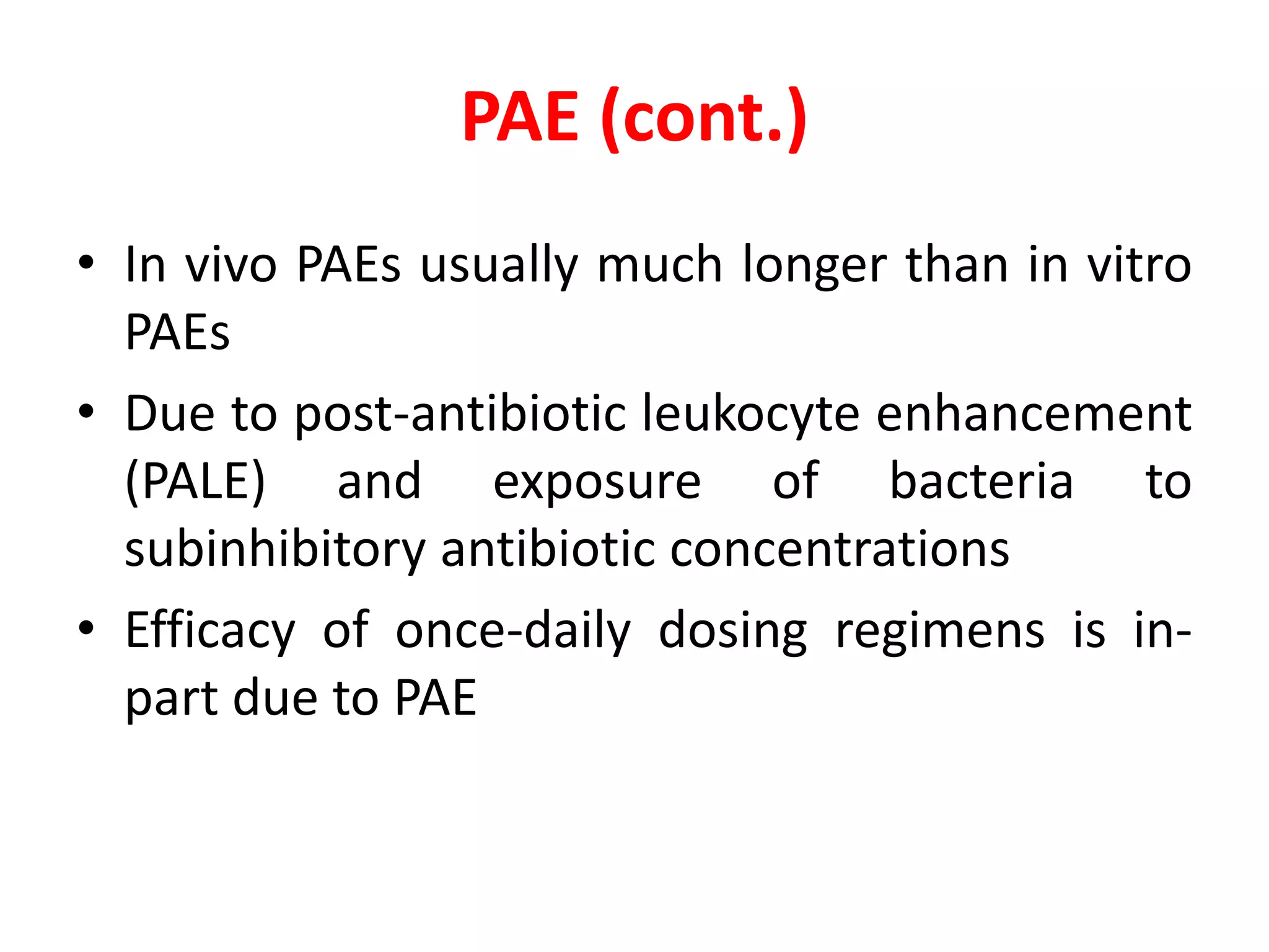 Pharmacodynamics of antibiotics | PPTX