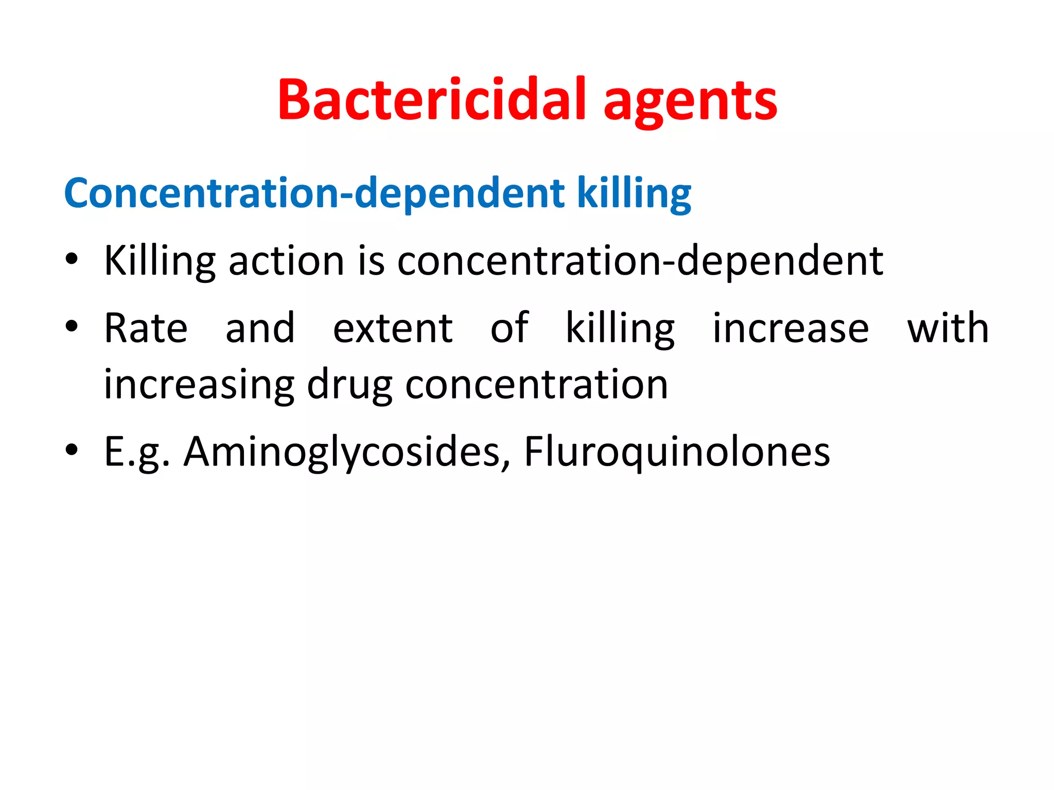 Pharmacodynamics of antibiotics | PPTX