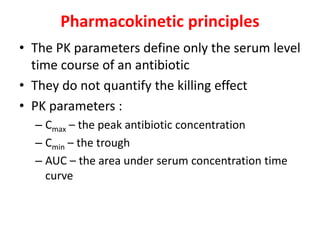 Pharmacodynamics of antibiotics | PPTX