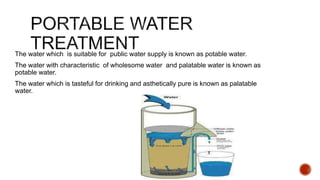 on indices of food sanitary quality and sanitization water portable ...