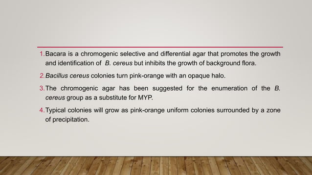Microbiology bacillus cereus.pptx | Science