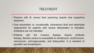 Microbiology bacillus cereus.pptx | Science