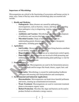 Microbiology, Introduction, History & its Classification for B.Sc ...