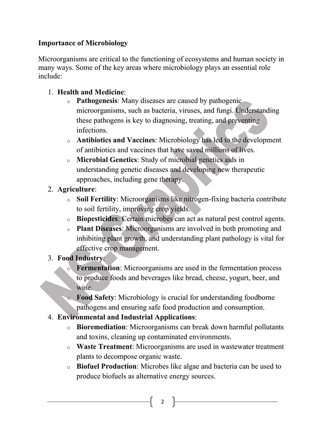Microbiology, Introduction, History & its Classification for B.Sc ...