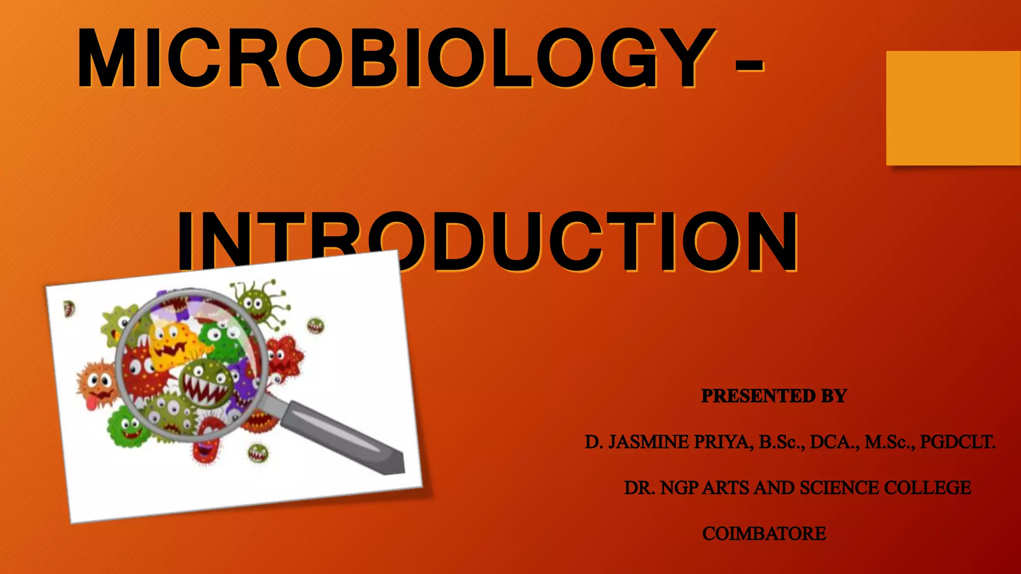 MICROBIOLOGY - INTRODUCTION.pptx