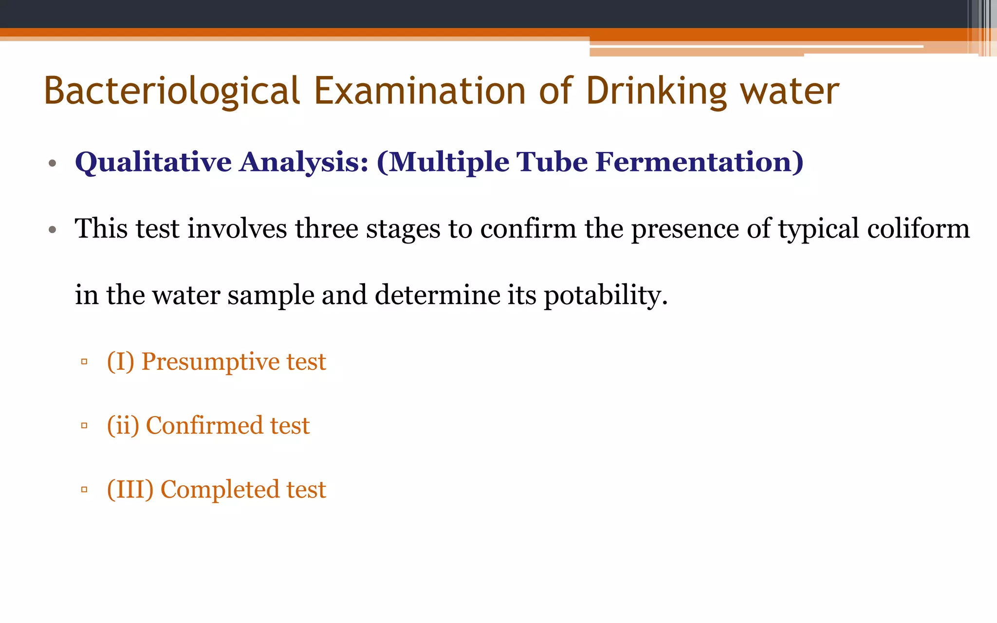 Microbiology of Drinking Water | PDF