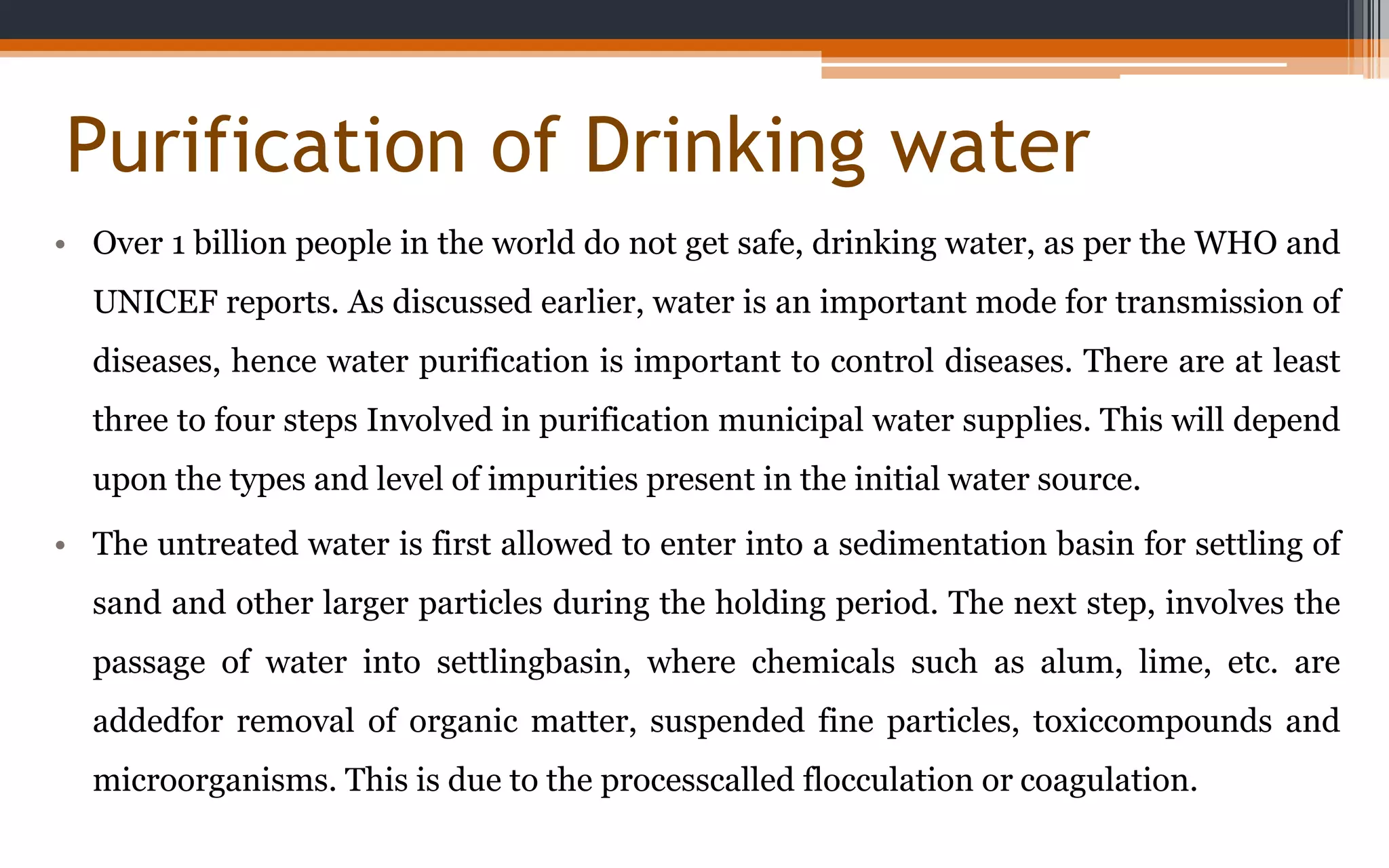 Microbiology of Drinking Water | PDF