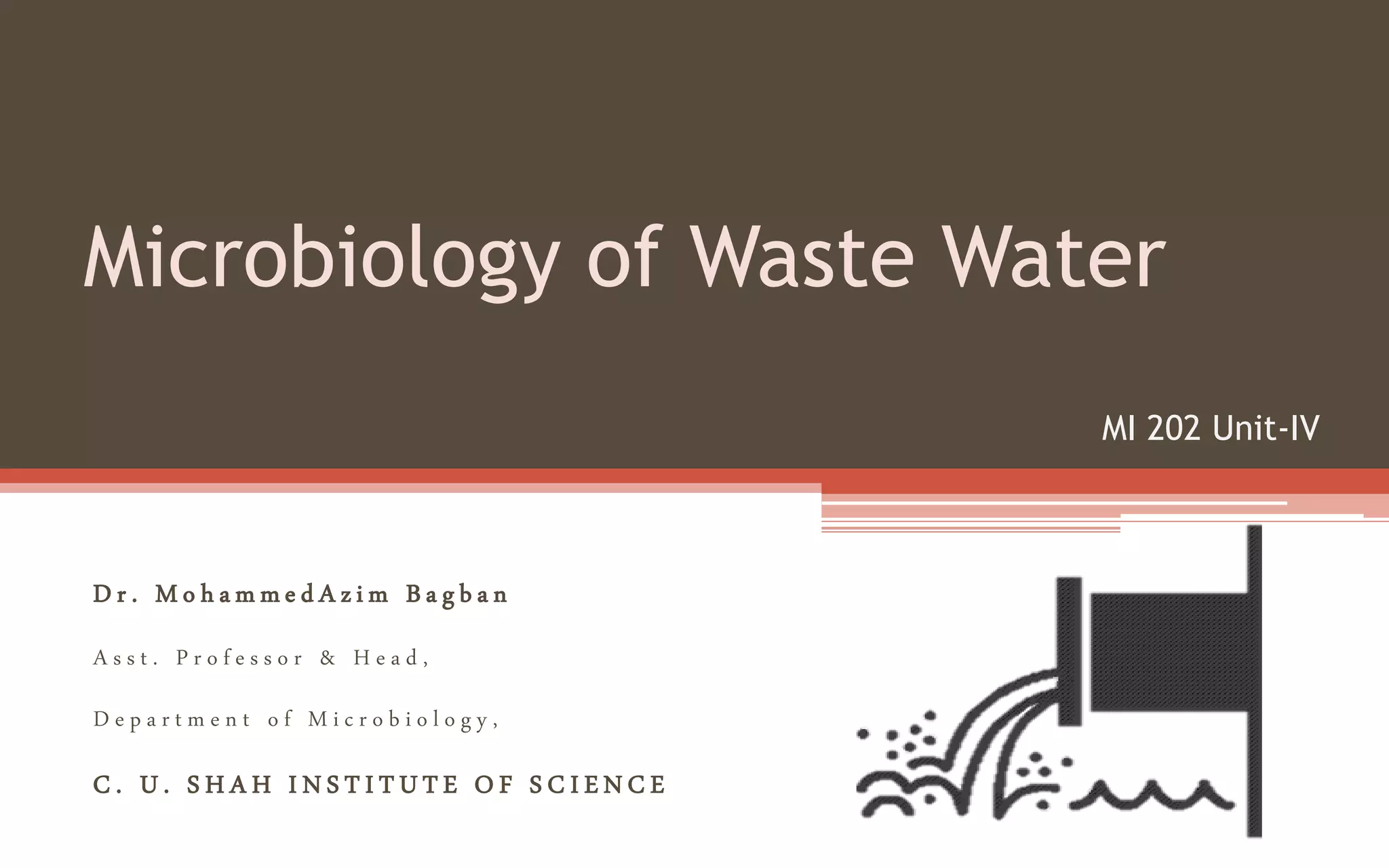 Microbiology of wastewater & Wastewater Treatment | PDF