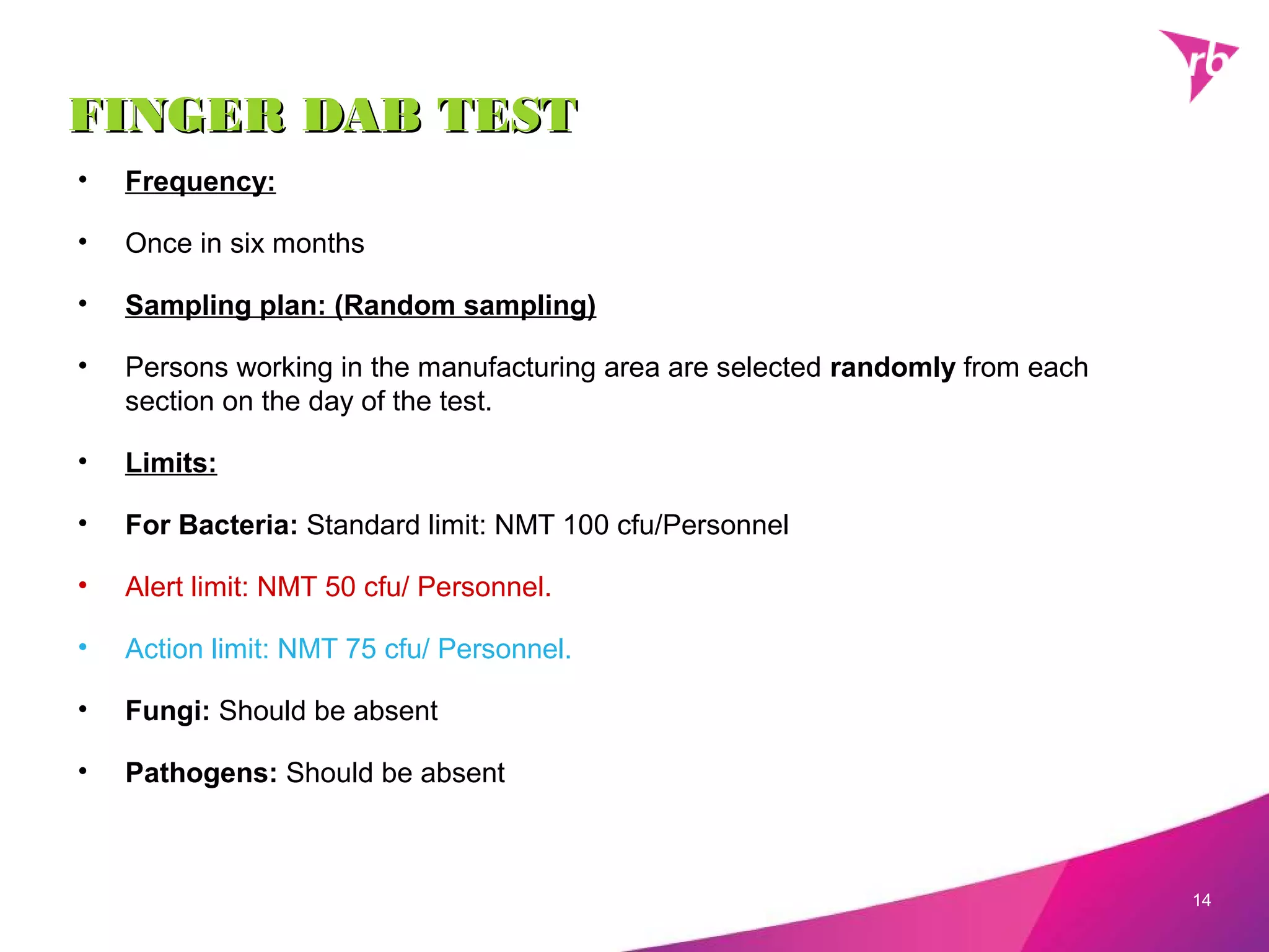 Microbiology training module--finger dab& higeine | PPT