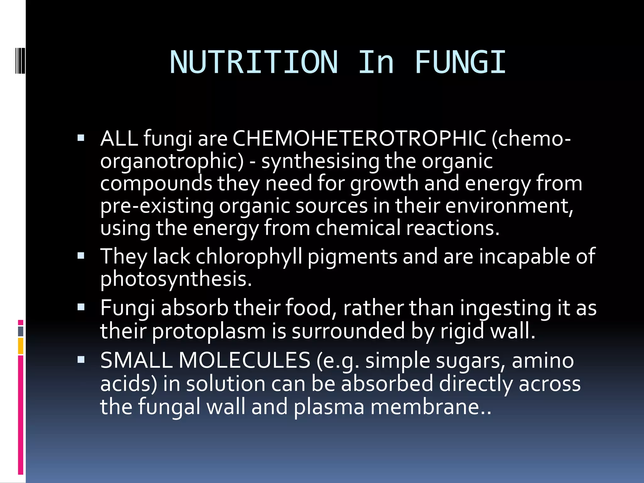 Growth and Nutrition of Fungi | PPTX