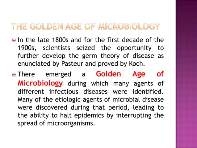 PIONEERS OF MICROBIOLOGY | PPTX | Infectious Diseases | Diseases and ...