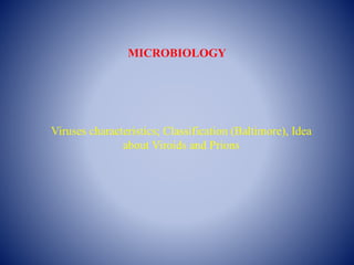 Virology - Basic Idea & Classification | PDF