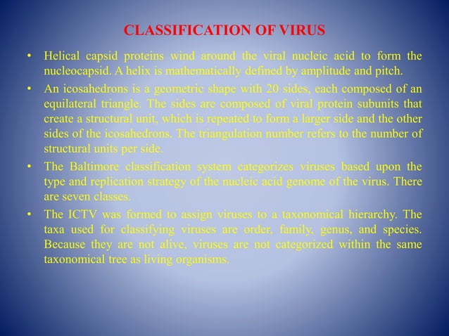Virology - Basic Idea & Classification | PDF | Science
