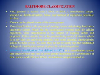 Virology - Basic Idea & Classification | PDF