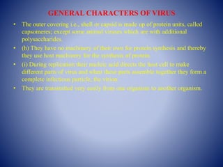 Virology - Basic Idea & Classification | PDF