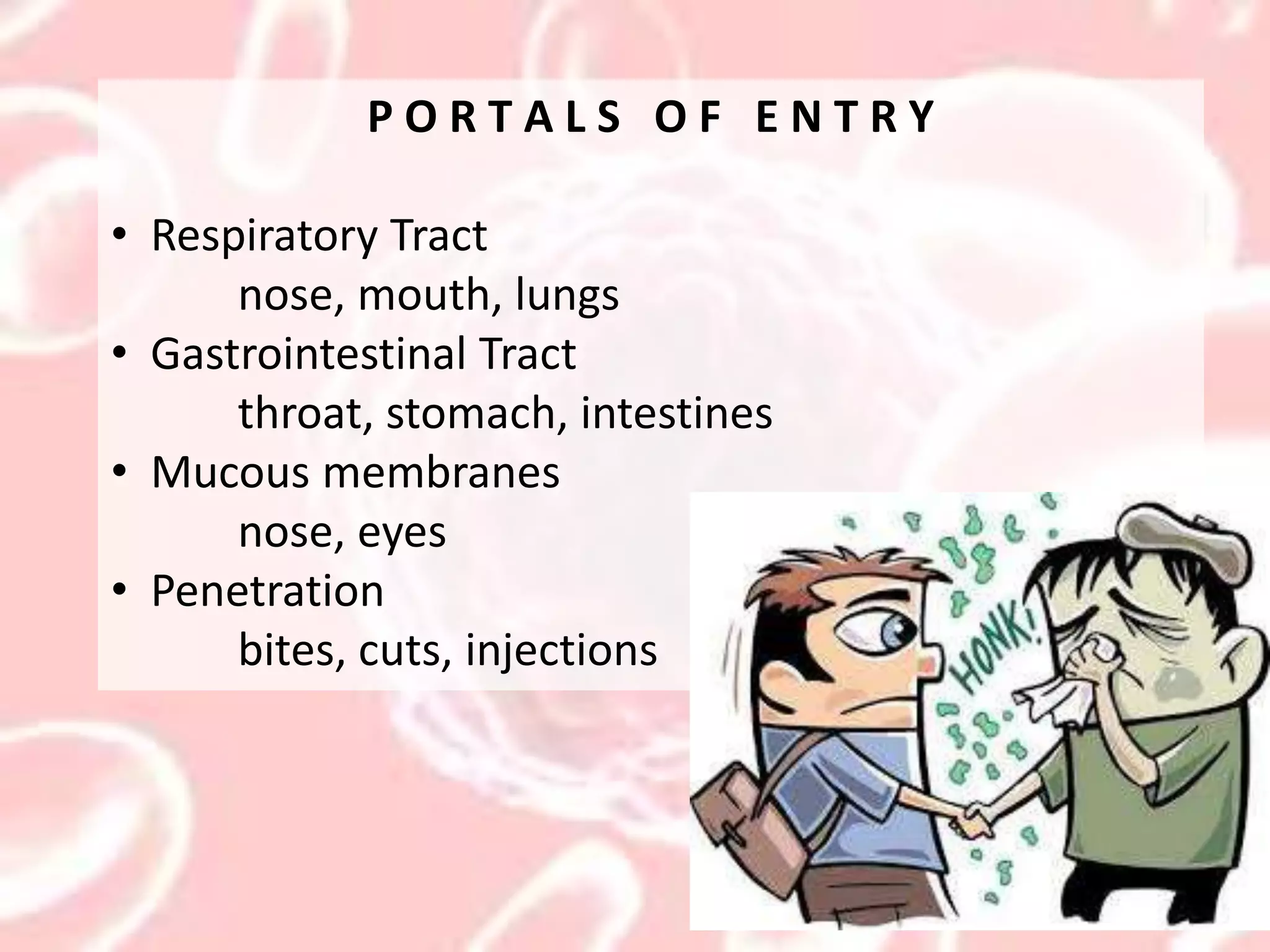 Microbiology2 Pathogens: Notes on spread of infectious disease | PPTX