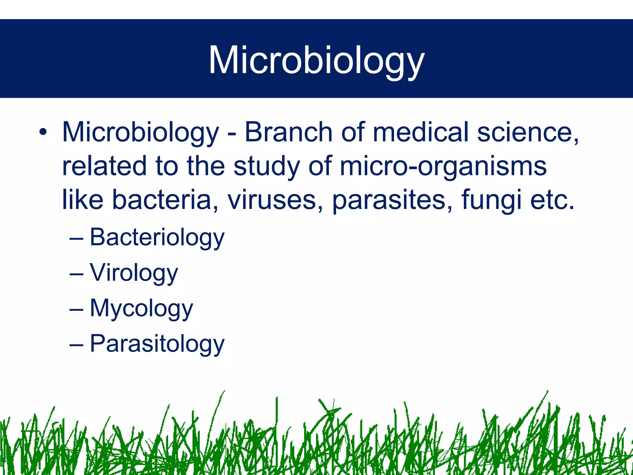 Microbiology &Antibiotics | PPSX