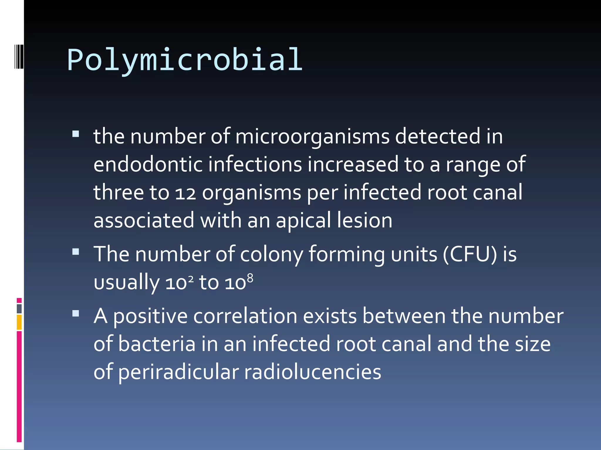 Microbiology aspect in endodontics | PPT