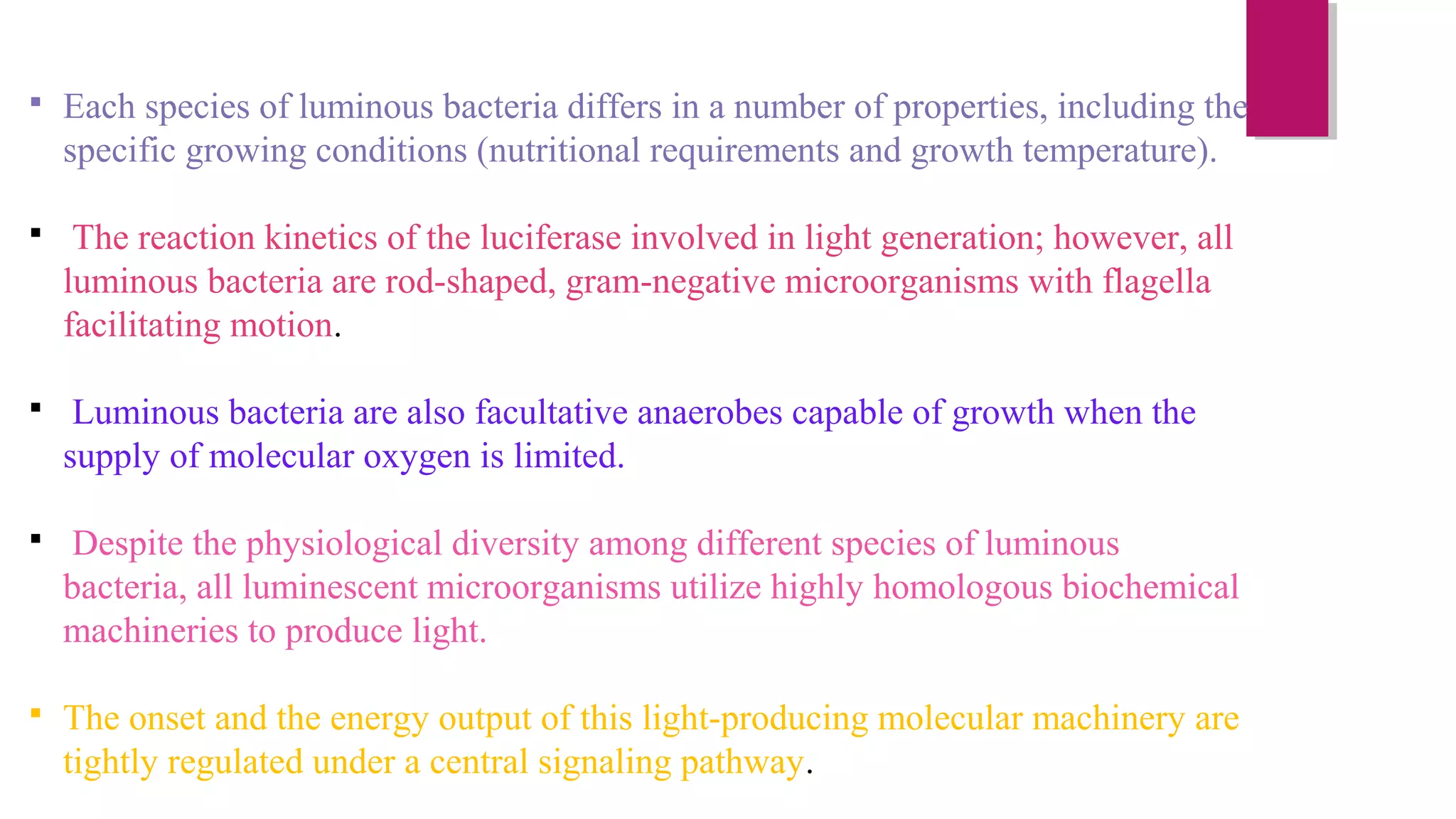 bioluminscence of microorganisms | PPT