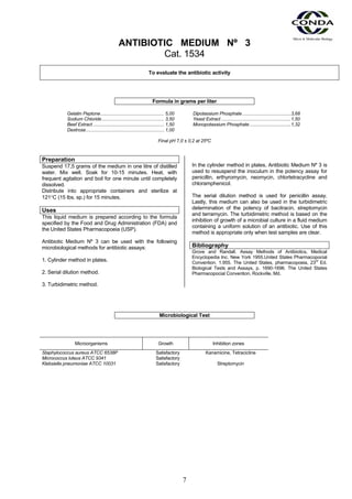 Microbiology culture media manual | PDF