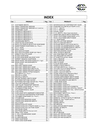 Microbiology culture media manual | PDF