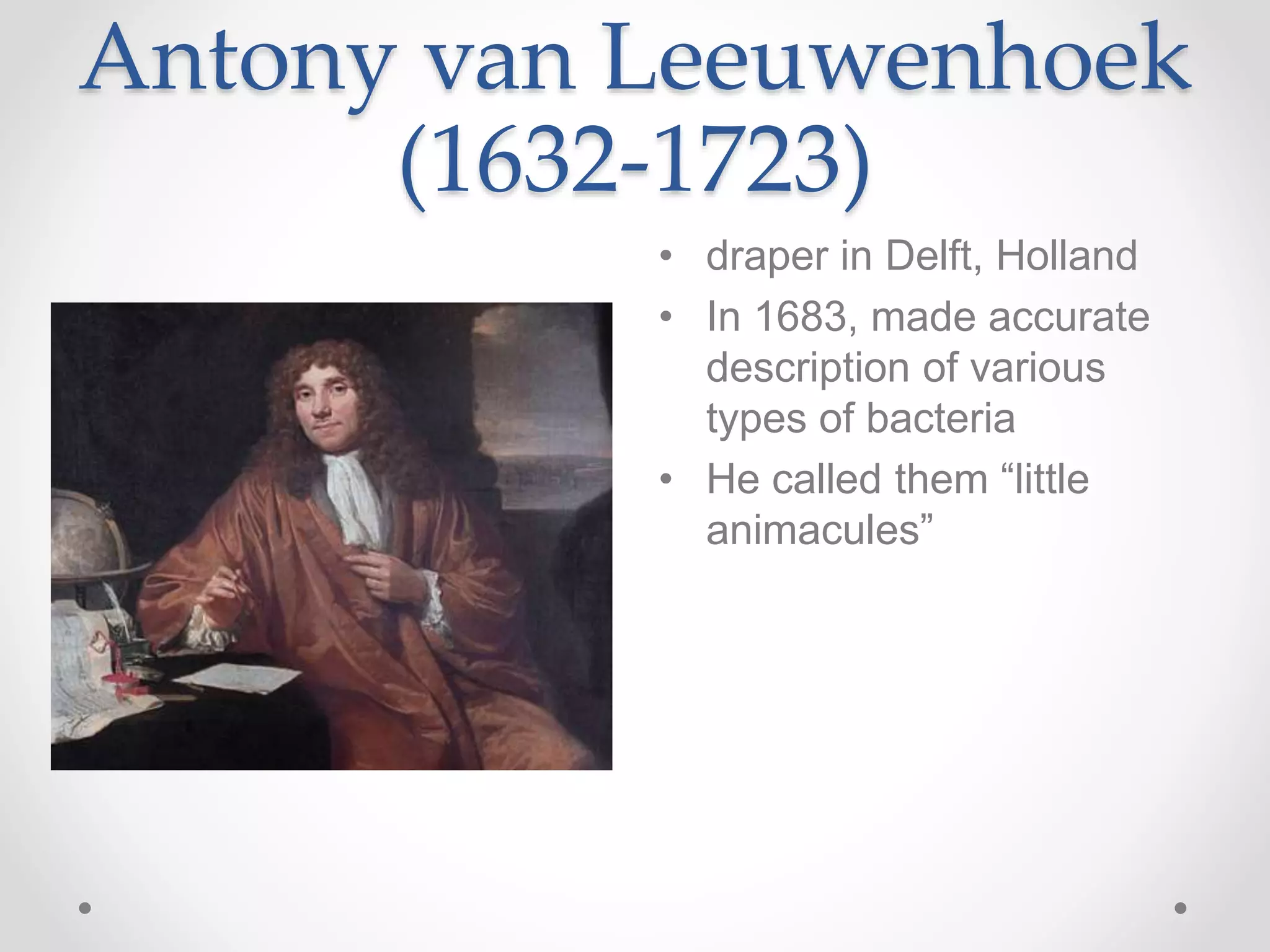 Microbiology discoverers and stalwarts | PPTX