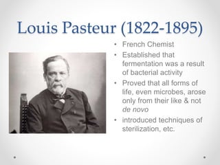 Microbiology discoverers and stalwarts | PPTX