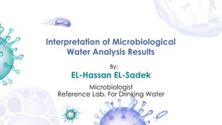 Interpretation of Microbiological Water Analysis Results | PDF