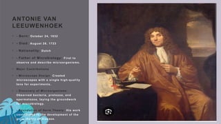 microbiology introduction and role of microbiologist.pptx