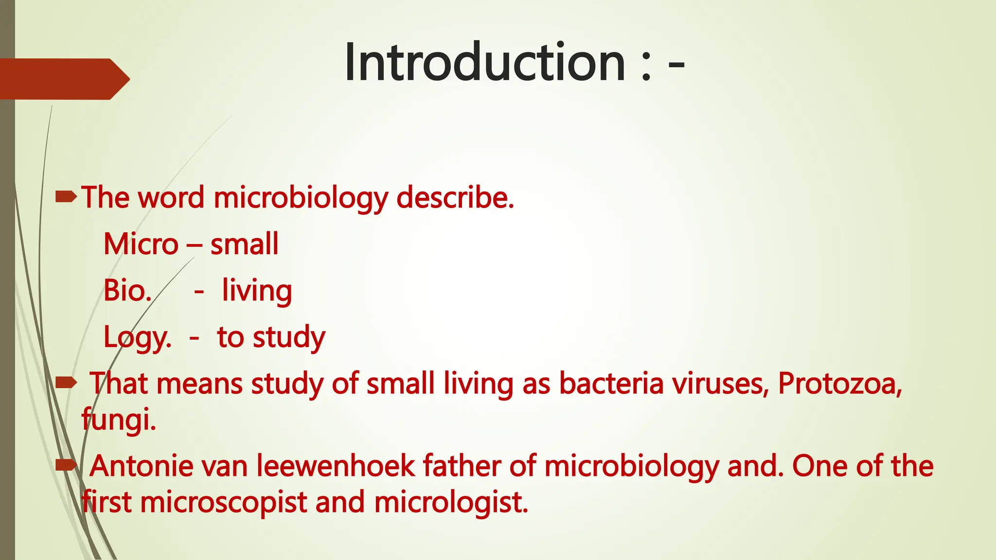 microbiology introduction, definition, terminology, history, scope ,importance of microbiology ...