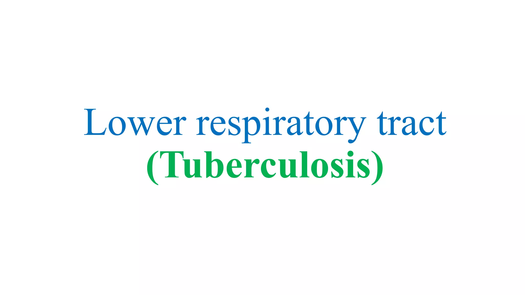 Microbiology (laboratory diagnosis of respiratory tract infections ...