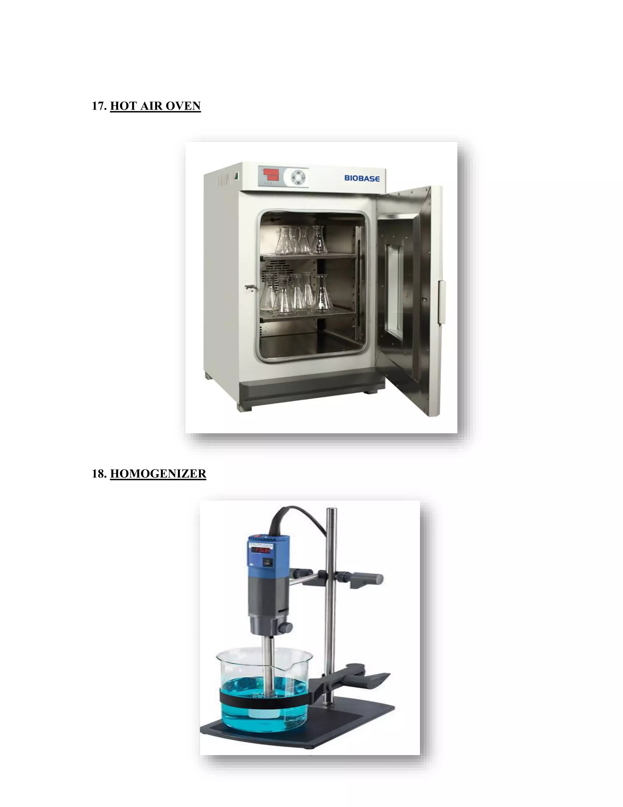 Microbiology laboratory equipments | PDF