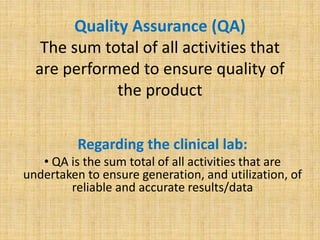 Microbiology lab QC | PPTX