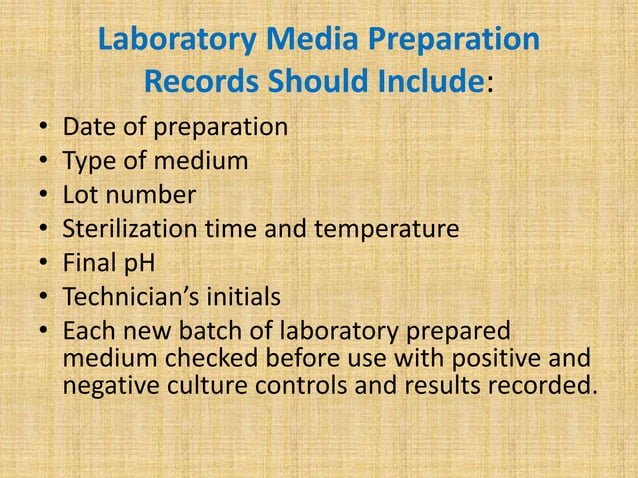 Microbiology lab QC | PPTX | Manufacturing Industry | Industries