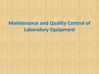 Microbiology lab QC | PPTX