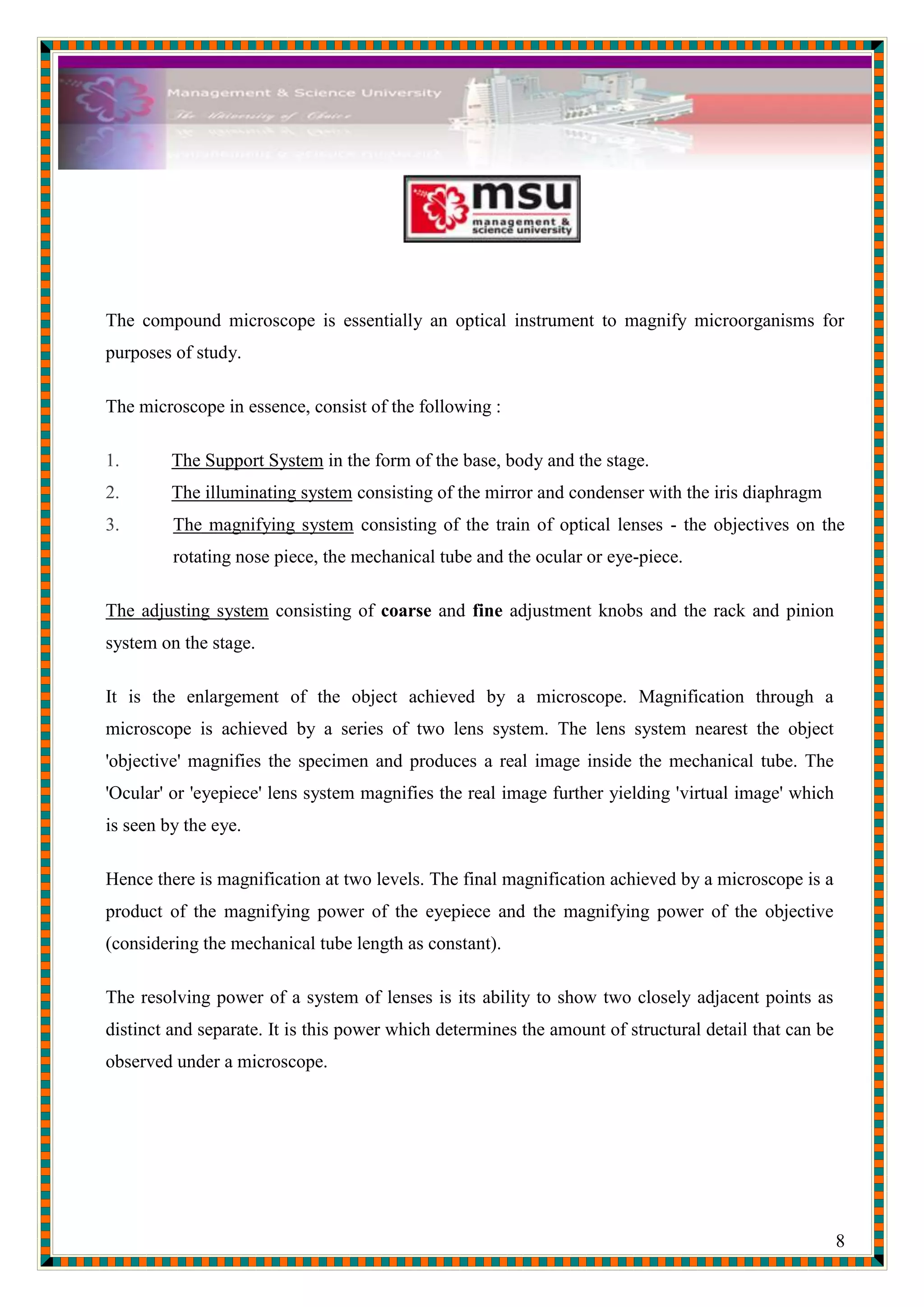 Microbiology (lab report 1 format) | DOCX