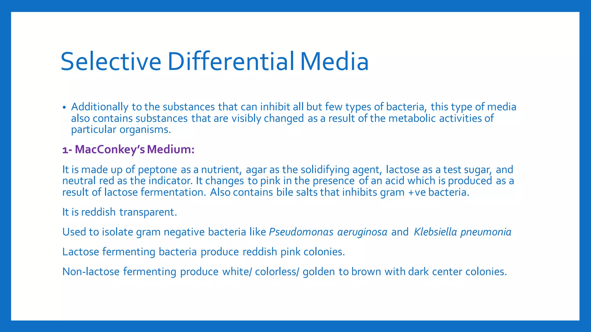 Microbiology lab session 3 Types of Media Used in Microbiology Lab.pdf