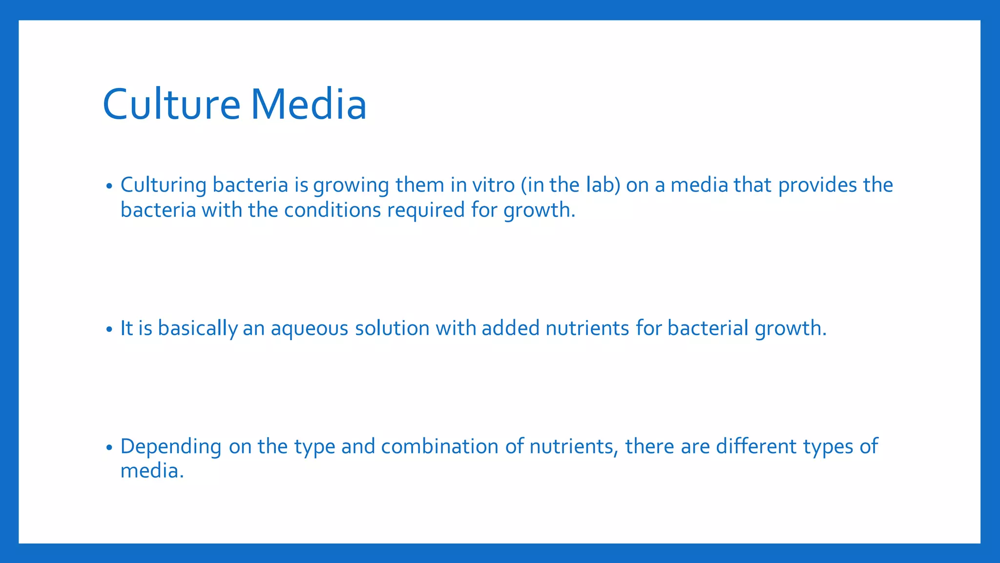 Microbiology lab session 3 Types of Media Used in Microbiology Lab.pdf