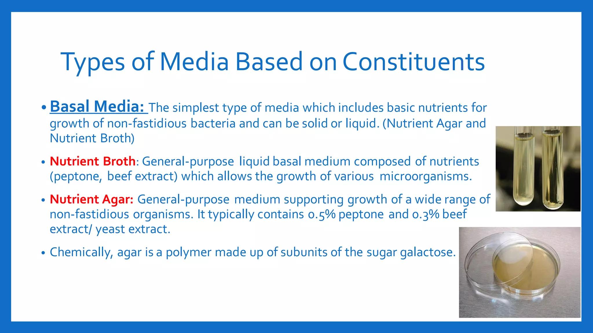 Microbiology lab session 3 Types of Media Used in Microbiology Lab.pdf