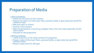 Microbiology lab session 3 Types of Media Used in Microbiology Lab.pdf