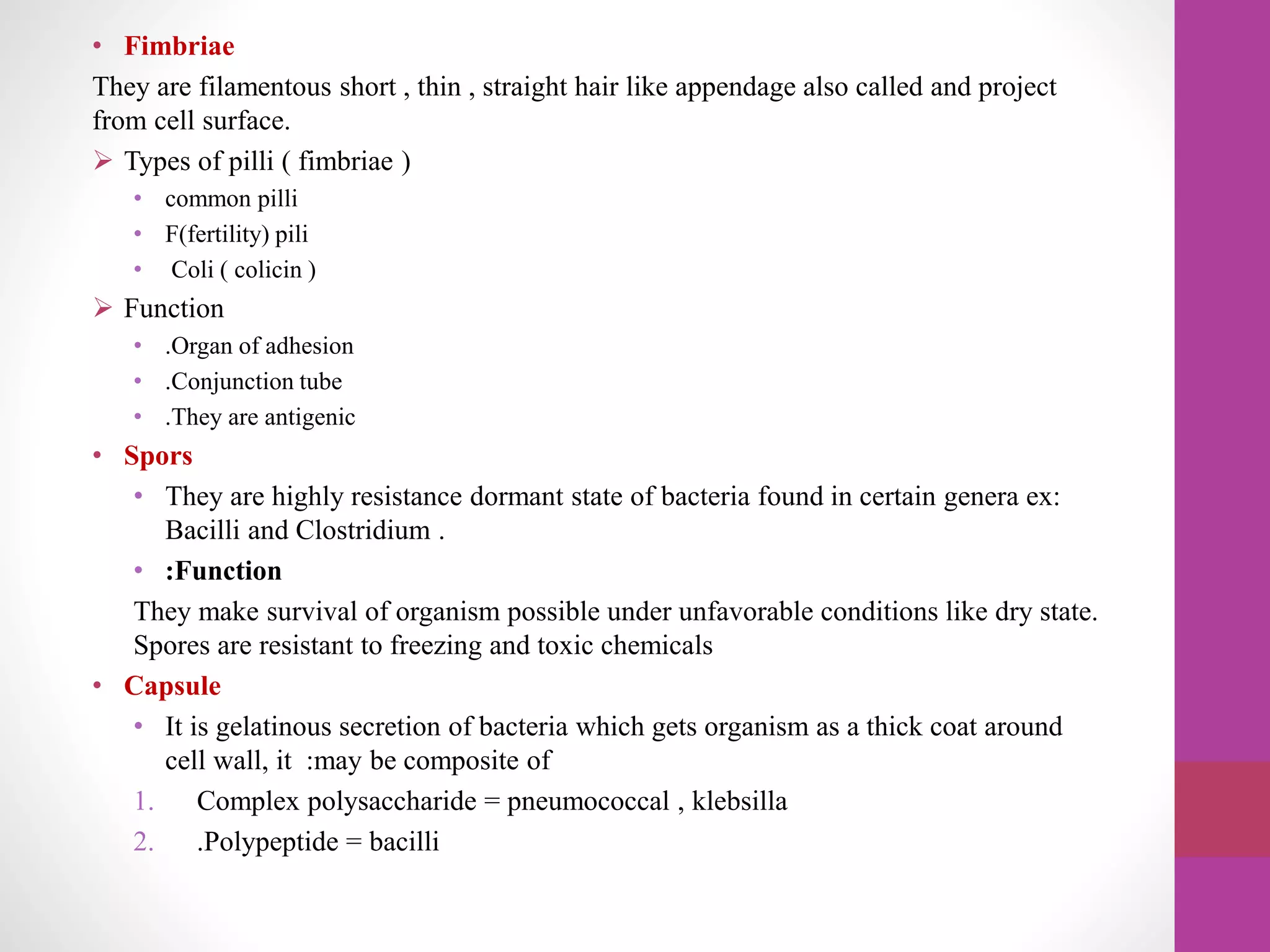 Lecture 2:- Bacterial morphology , bacterial cell structure | PPTX