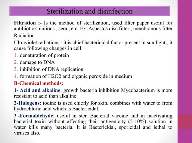 Lecture 4:- Control Of Microorganism | PPT