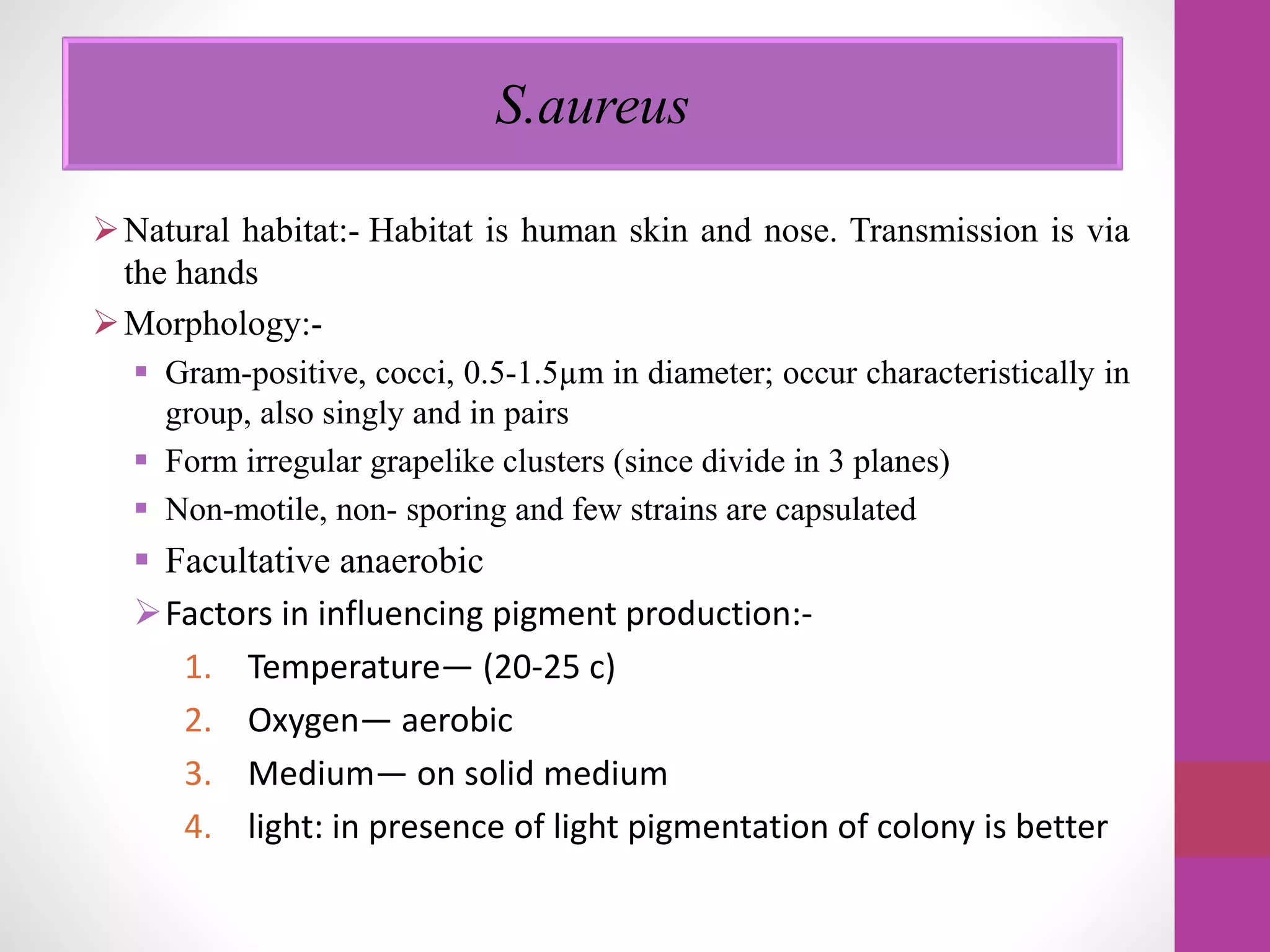 Lecture 5:- Staphylococcus | PPTX