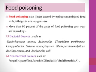 Lecture 7:- Food poisoning | PPTX