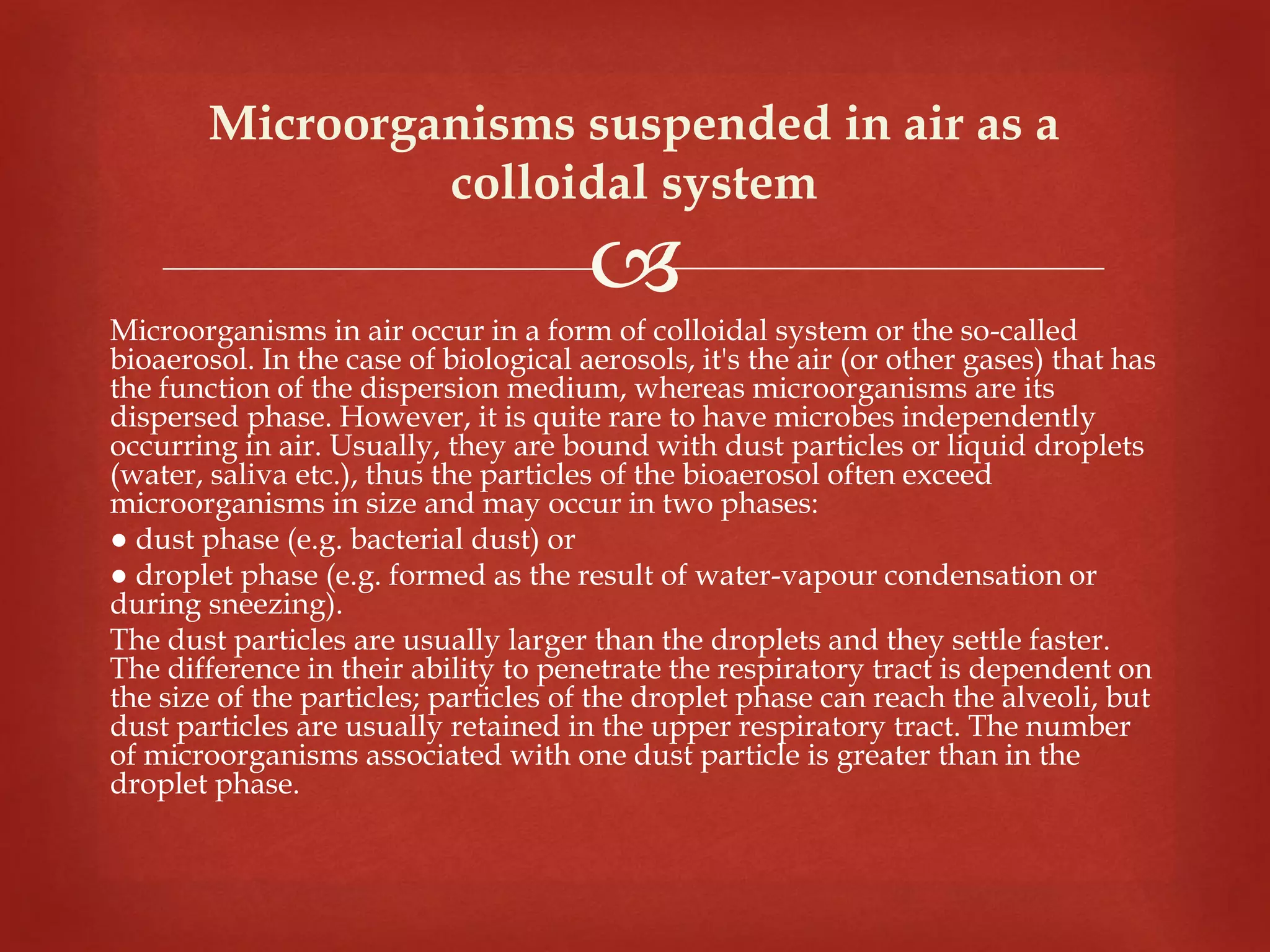 Microbiology of air | PPTX